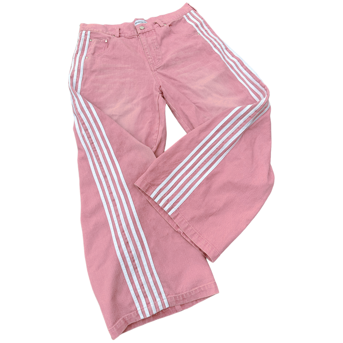 TRACK JEANS (PINK) – heavencanwait.store