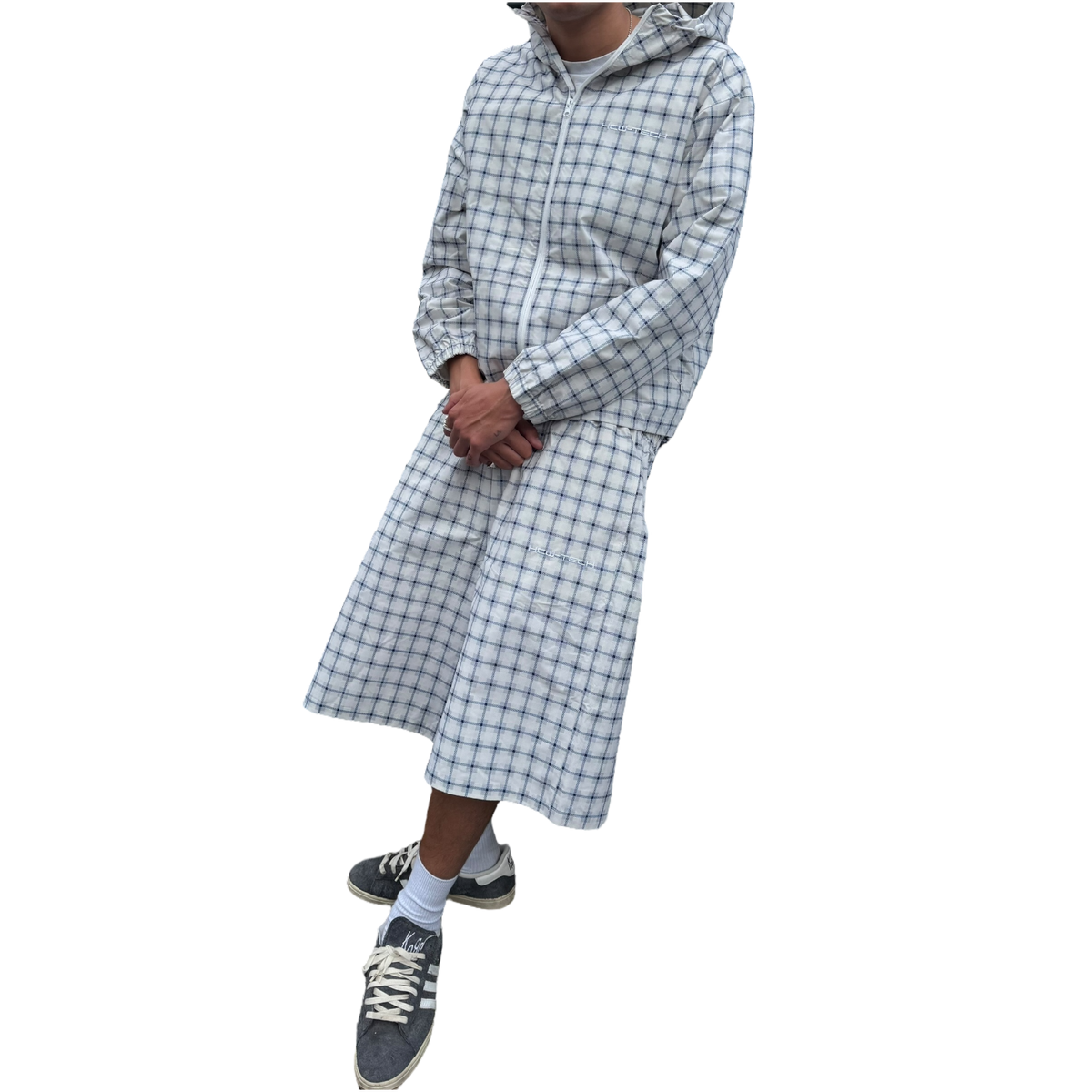 PLAID TECH JACKET - heavencanwait.store